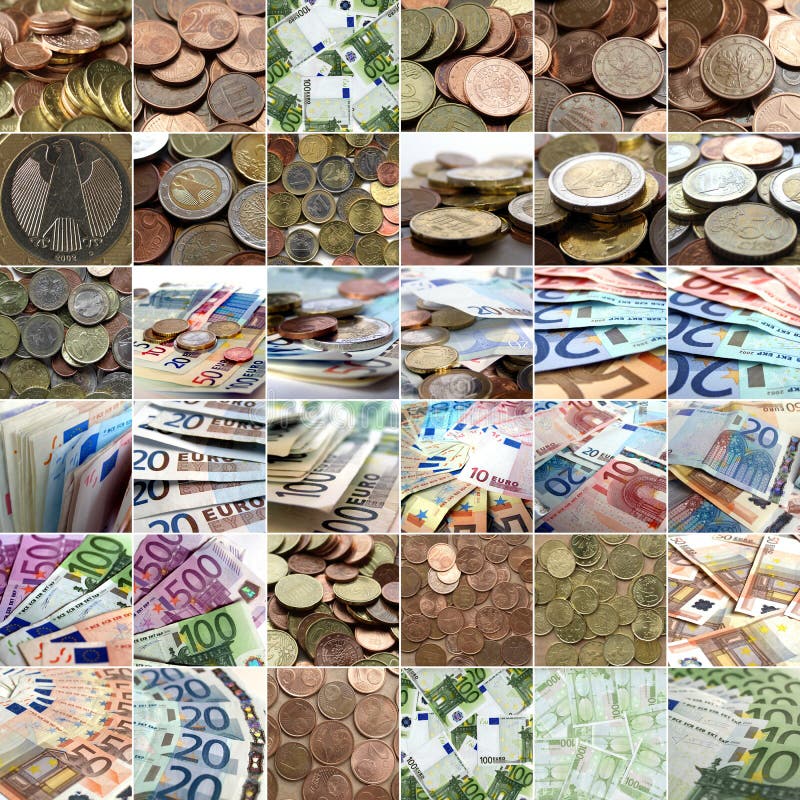 Money collage stock photo. Image of bank, collage, banknotes - 10640412