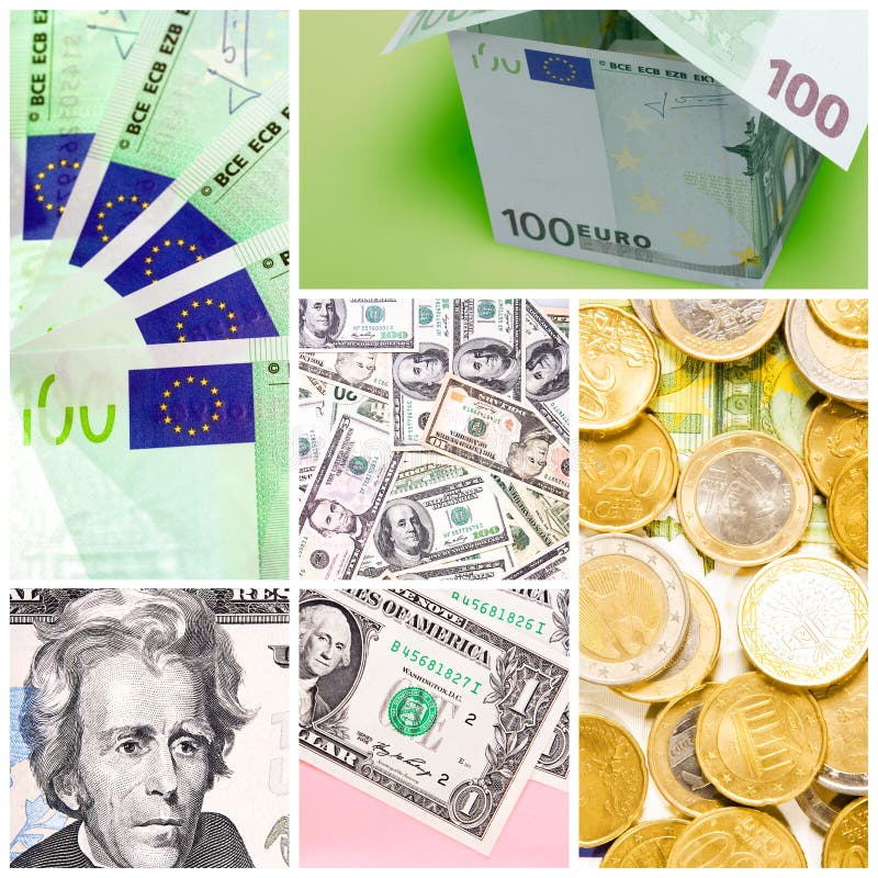 Money collage stock image. Image of european, note, wealth - 12996933
