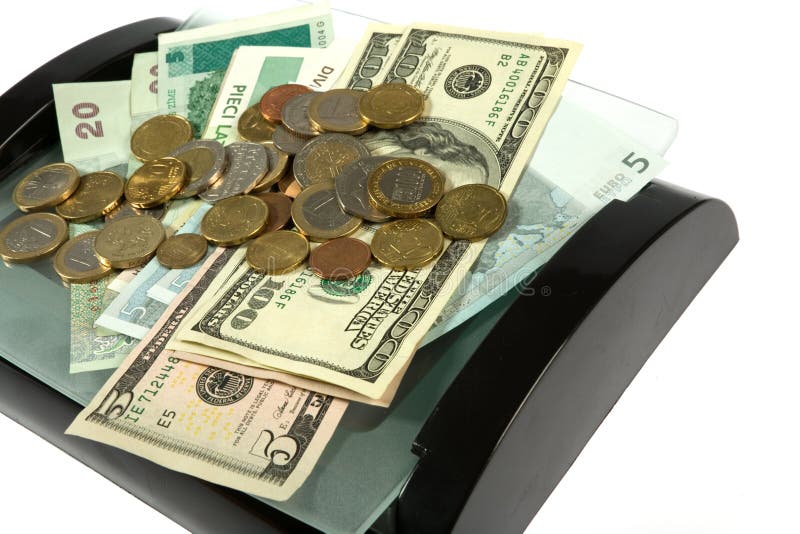 Money Collage with Notes and Coins Stock Image - Image of business ...