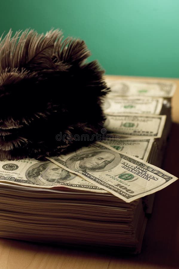 Money Collecting Dust stock image. Image of note, broker - 669643