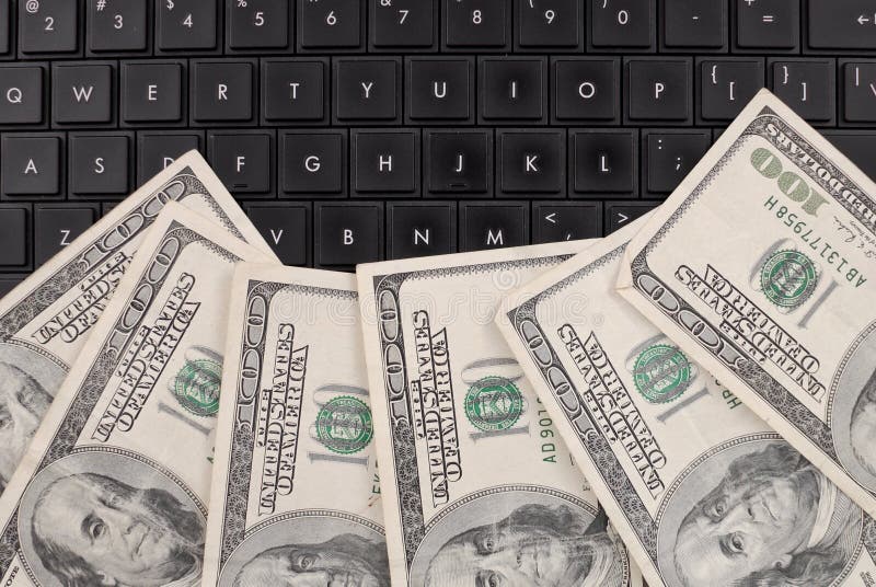 Cash and Check on a Keyboard Stock Photo - Image of computer, letter ...