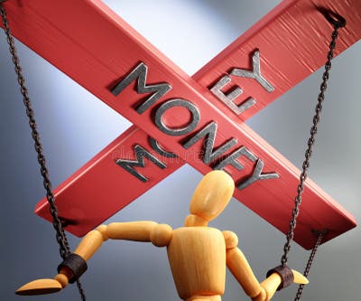 Control Money Puppet Stock Illustrations – 269 Control Money Puppet ...