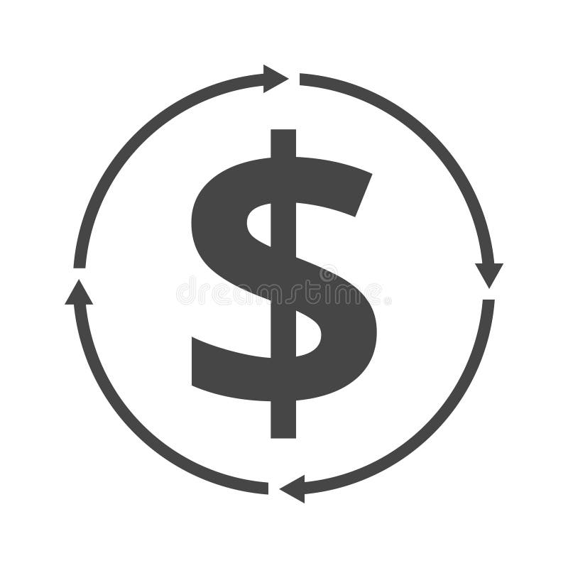 Money convert icon stock vector. Illustration of icon - 106323268