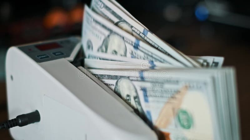 US Dollar Bills Counting - Slow Motion Stock Footage - Video of ...