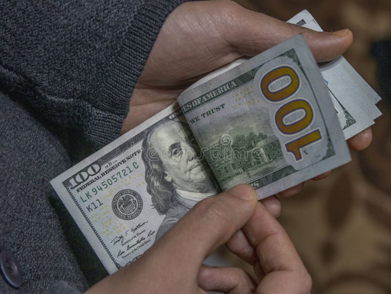 Money counting by someone stock photo. Image of adult - 171919648