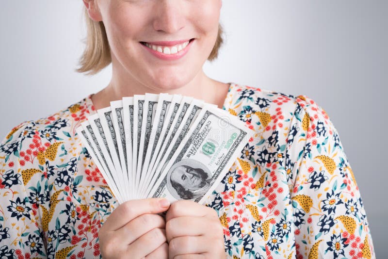 Money stock photo. Image of cropped, woman, shopping - 49539942