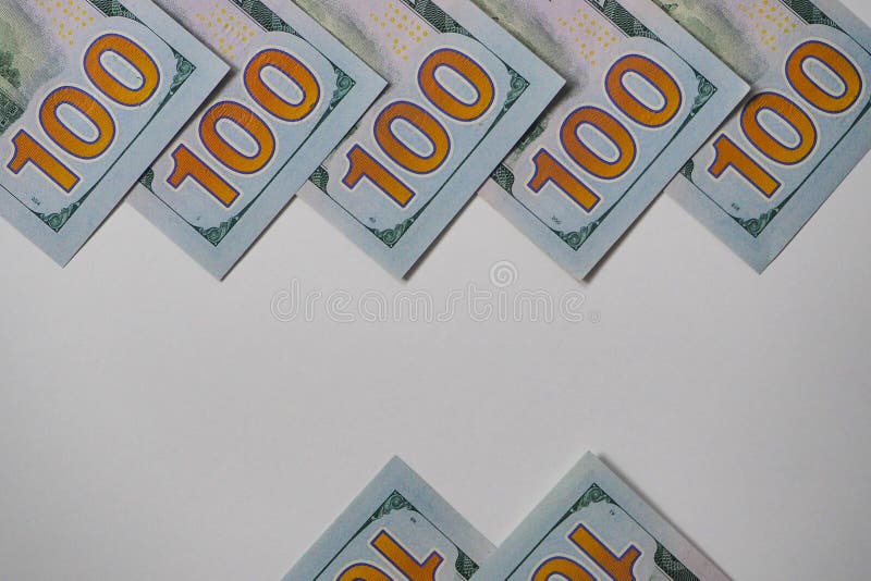 Money, Currency, Several Banknotes of 100 Units Stock Photo - Image of ...