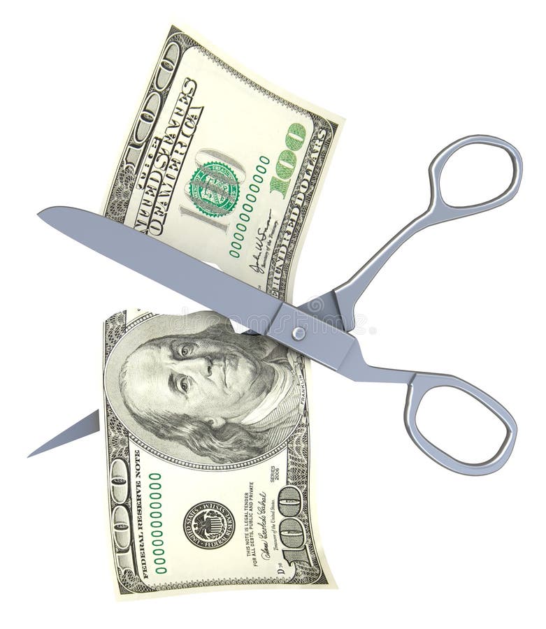 Money cut stock illustration. Illustration of finance - 15751820