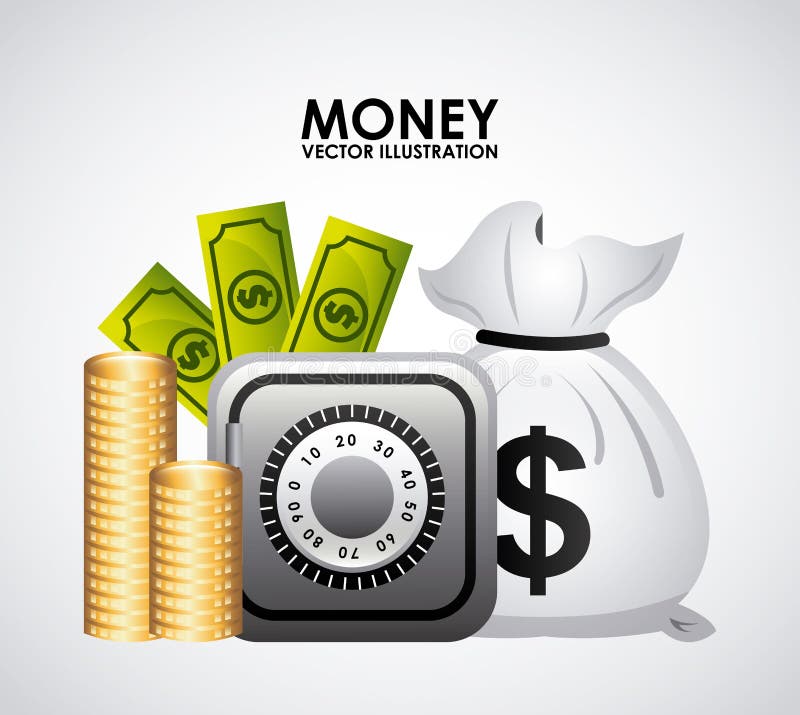 Money design stock vector. Illustration of currency, gold - 47489178