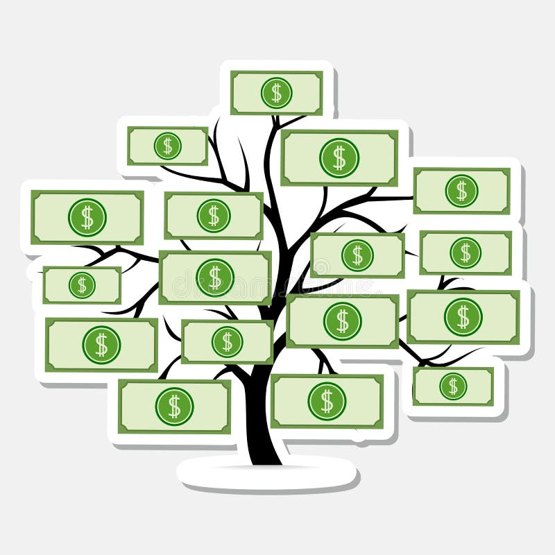 Money Design, Money Vector Design Illustration, 6 Colors Included Stock ...