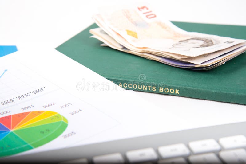 Money on desk witch chart editorial stock image. Image of analyze ...