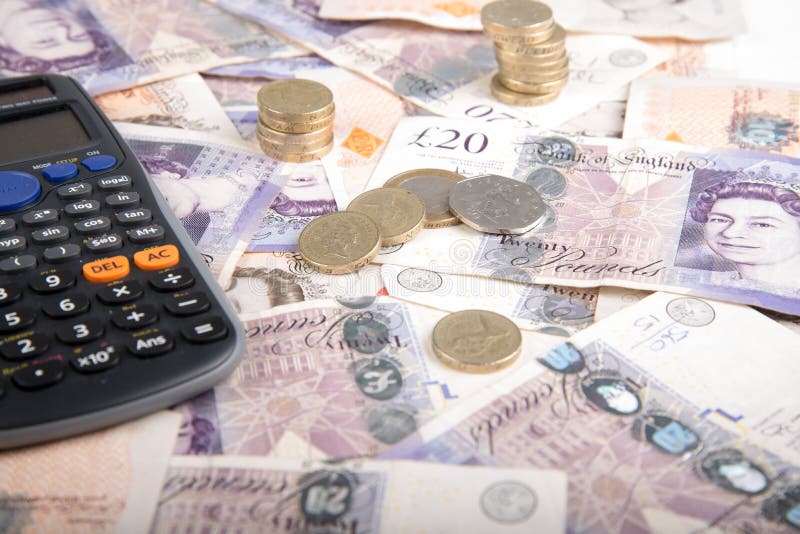 Money on desk witch chart editorial stock photo. Image of economy ...