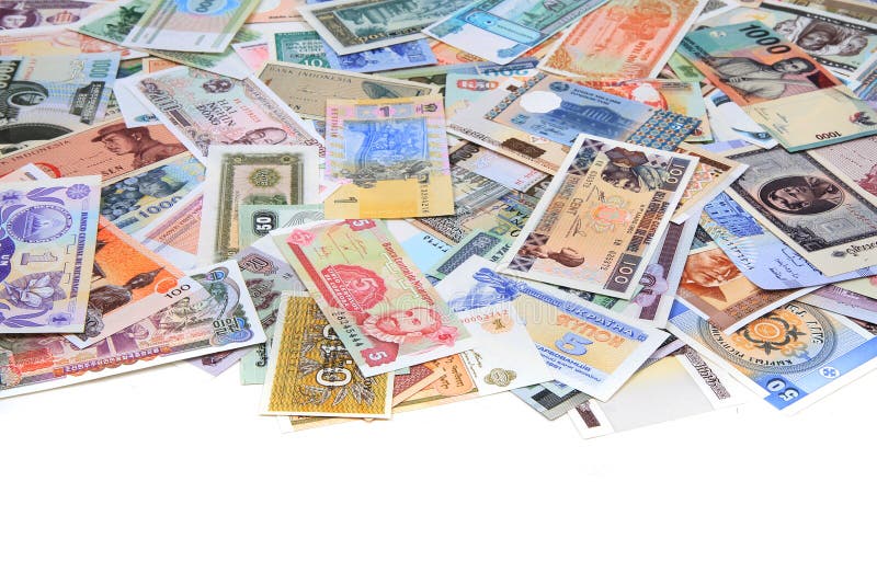 Money of the Different Countries. Stock Image - Image of banknote ...