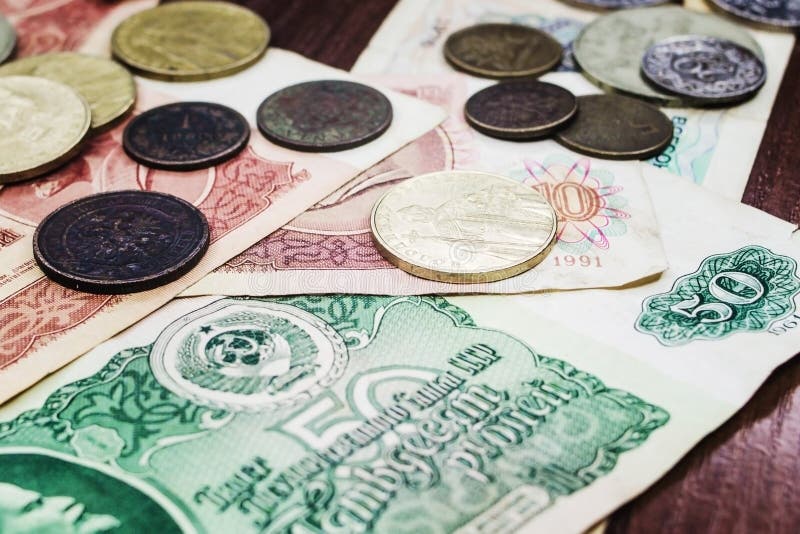 The Ancient Money of Different Countries Stock Image - Image of ...