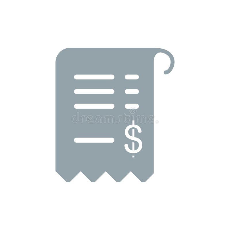 Money Document Icon Logo Design Element Stock Vector - Illustration of ...