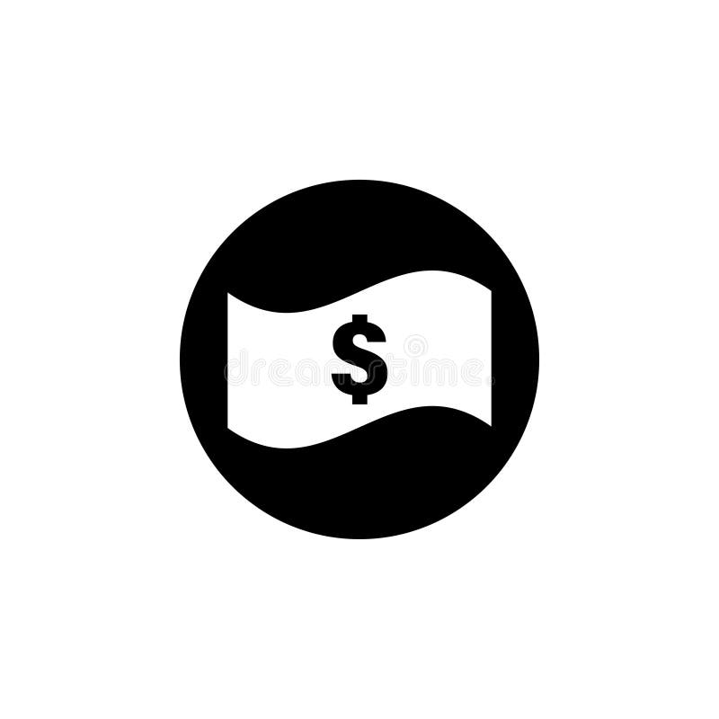Money Dollar Icon Graphic Design Template Illustration Stock Vector ...