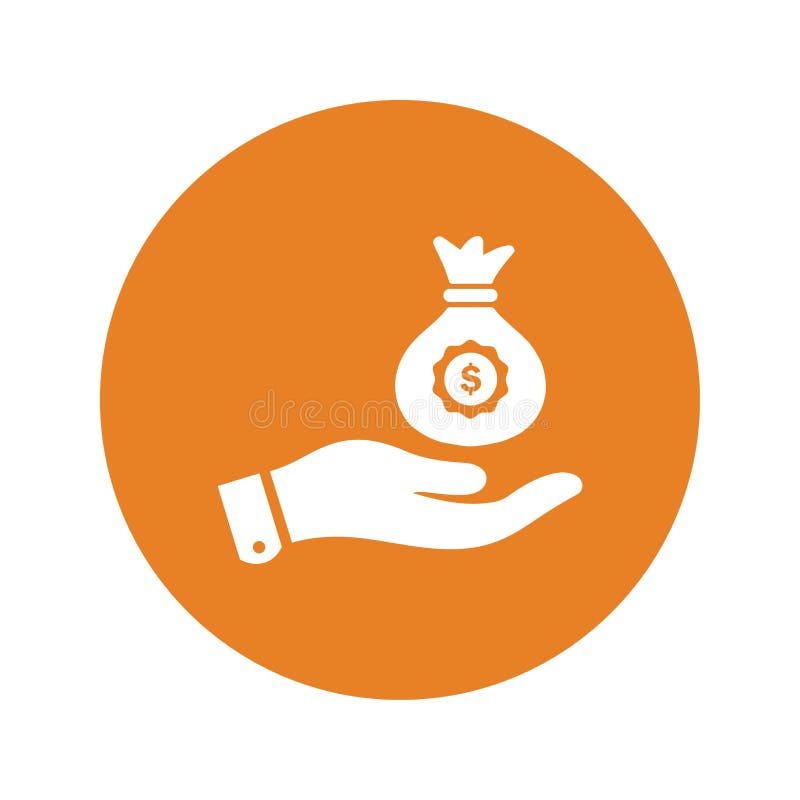 Money, Dollar, Investment Icon. Rounded Vector Graphics Stock ...