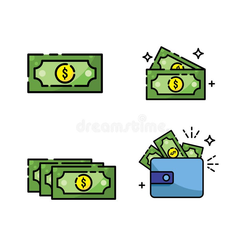 Money dollar vector logo stock vector. Illustration of banking - 337109284