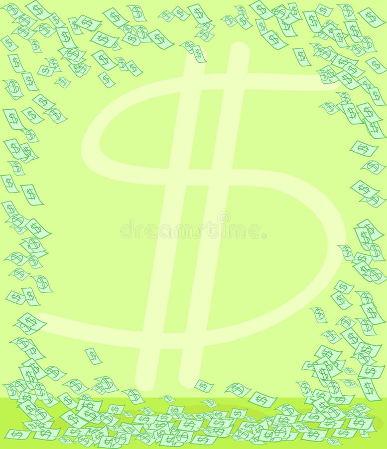 Money notes tree vector stock vector. Illustration of rich - 99044729