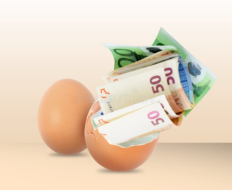 Money from egg stock photo. Image of earning, asset, business - 22784850