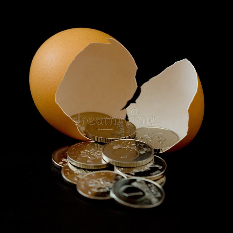 Money from egg stock photo. Image of crisis, broke, earning - 8029064