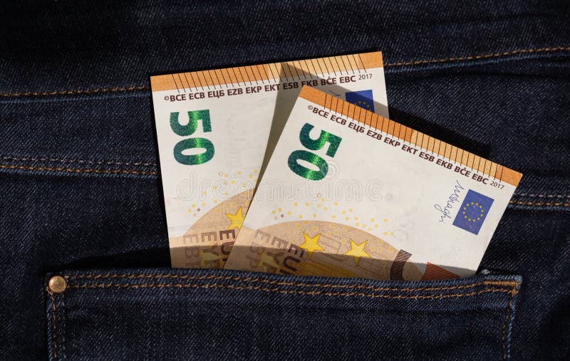 Euro Jeans stock image. Image of cash, financial, jeans - 35480017