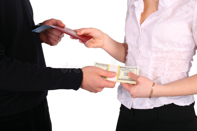 Money in Exchange for Documents Stock Photo - Image of debt, life: 4674812