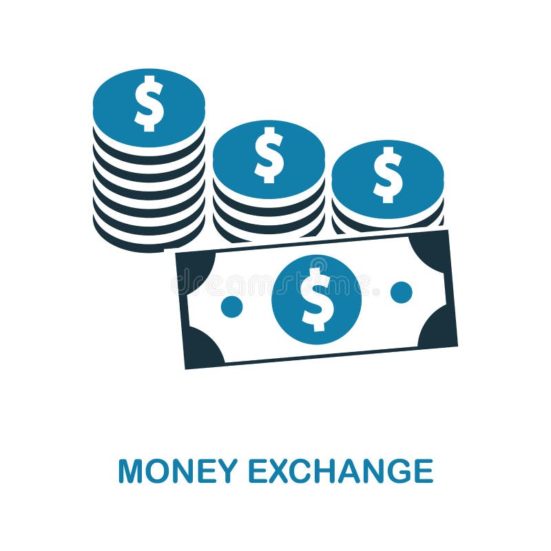 Money Exchange Icon. Simple Element Illustration. Money Exchange Pixel ...