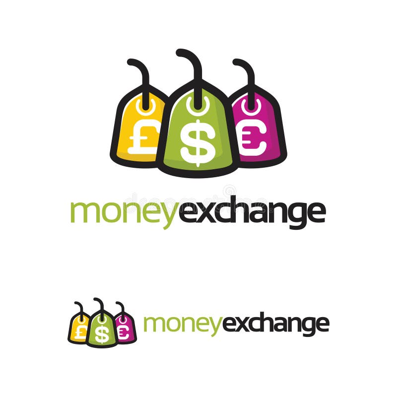 Money Exchange Logo Design Template Stock Vector - Illustration of ...
