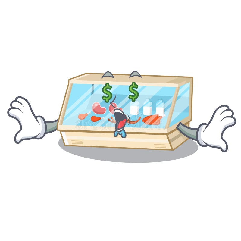 Money Eye Trade Counter in the a Cartoon Stock Vector - Illustration of ...