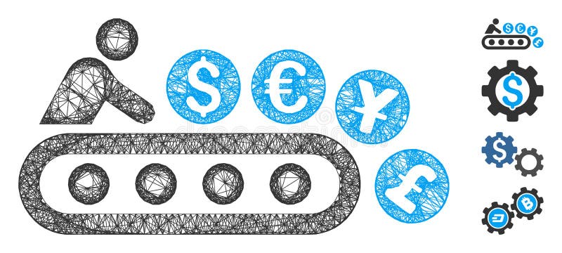 Money factory stock illustration. Illustration of gear - 2611192