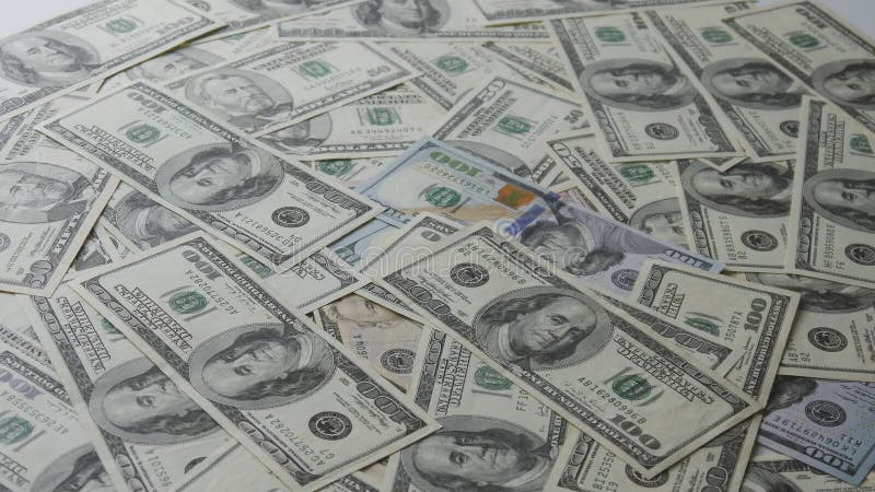 Money Falling on Table. Money Piles. Stock Footage - Video of amount ...