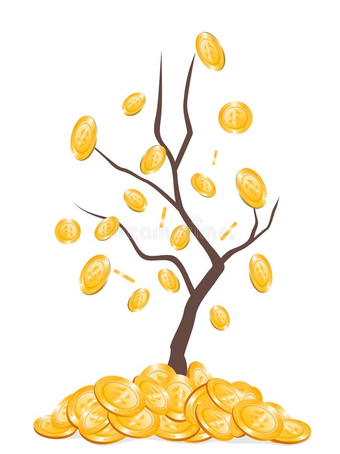 Money Falling Tree Stock Illustrations – 534 Money Falling Tree Stock ...