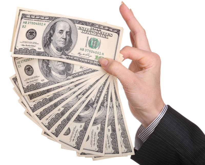 Money in female hands. stock image. Image of commercial - 7119573