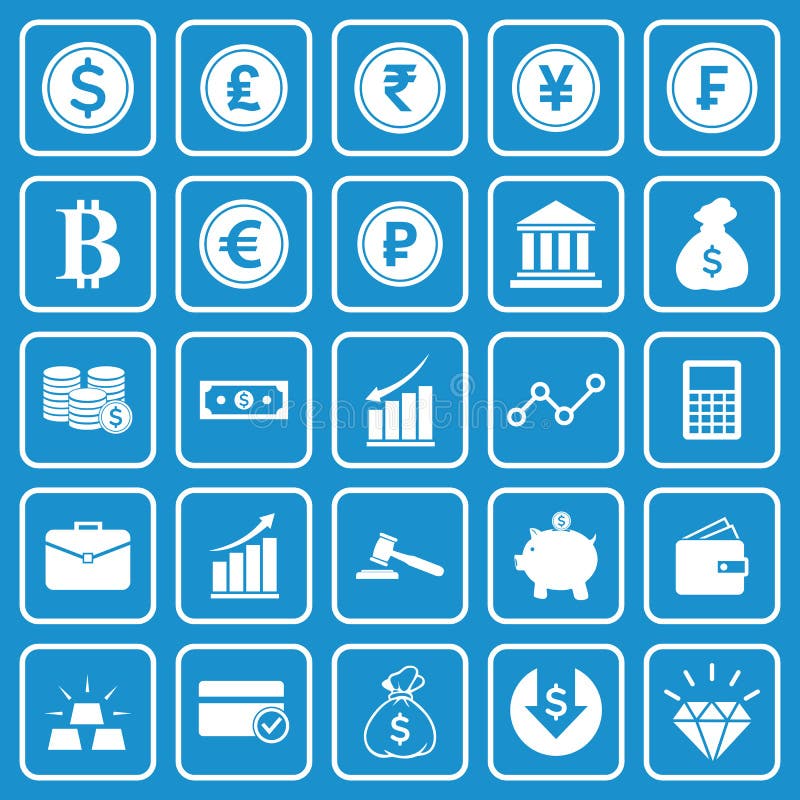 Money & Finance Icon Vector Design Symbol Stock Vector - Illustration ...