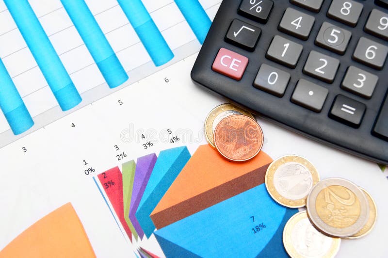 Money and finance. stock image. Image of graphs, euro - 39598311
