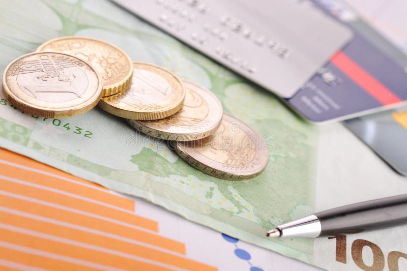 Money, Financial Graphs, and Other Stuff Stock Image - Image of making ...