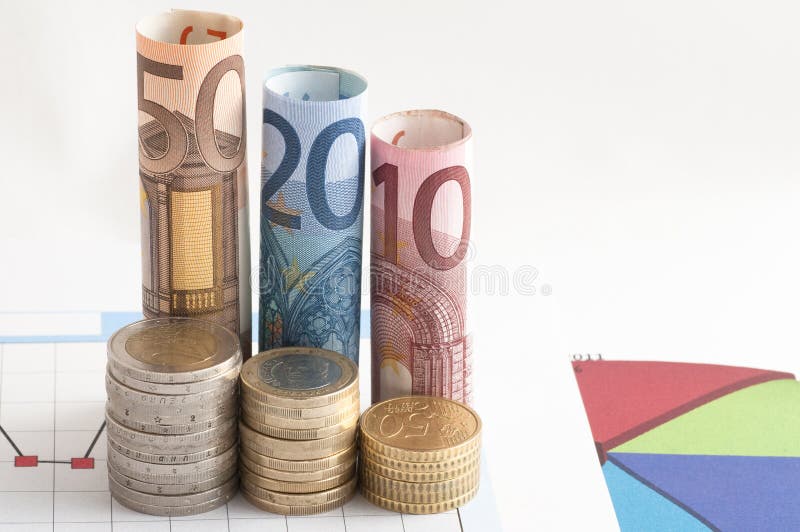 Money and Financial Performance Stock Image - Image of euro, finance ...