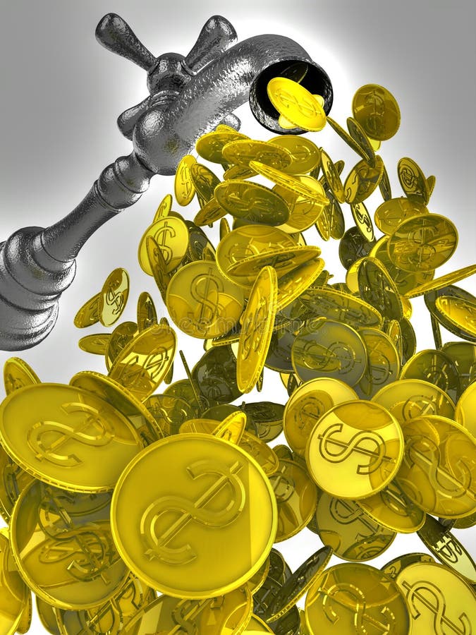 Money-tap stock image. Image of profit, background, expense - 23407981