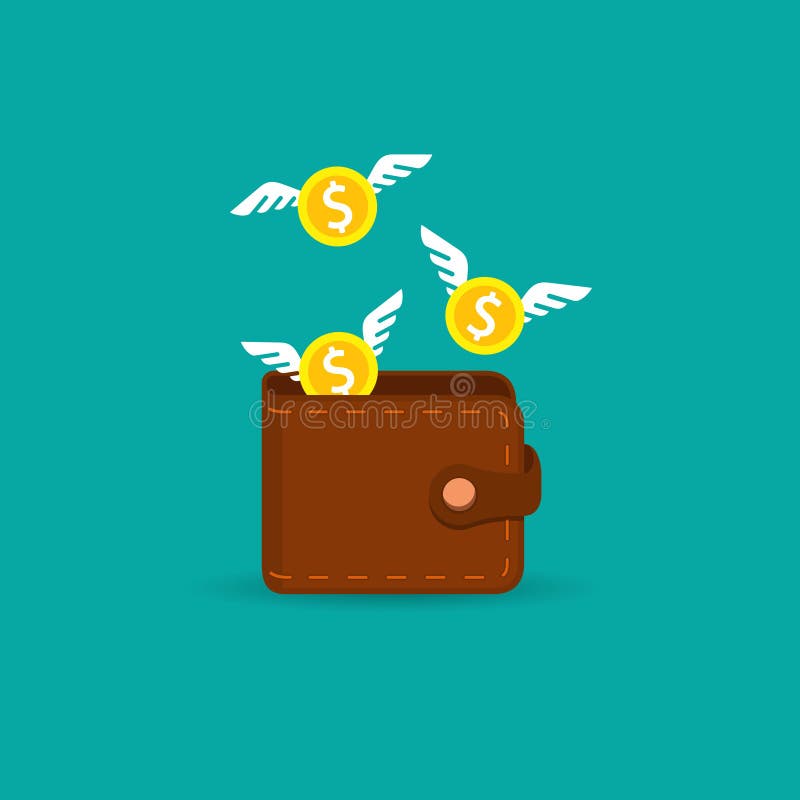Money Fly Wallet Stock Illustrations – 1,458 Money Fly Wallet Stock ...