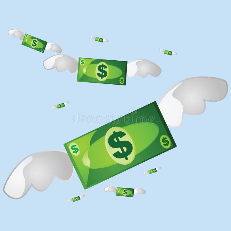 Money Flying Away Stock Illustrations – 437 Money Flying Away Stock ...