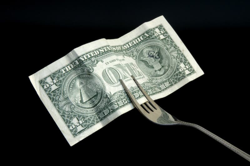 Money for food stock image. Image of money, health, bank - 1374659