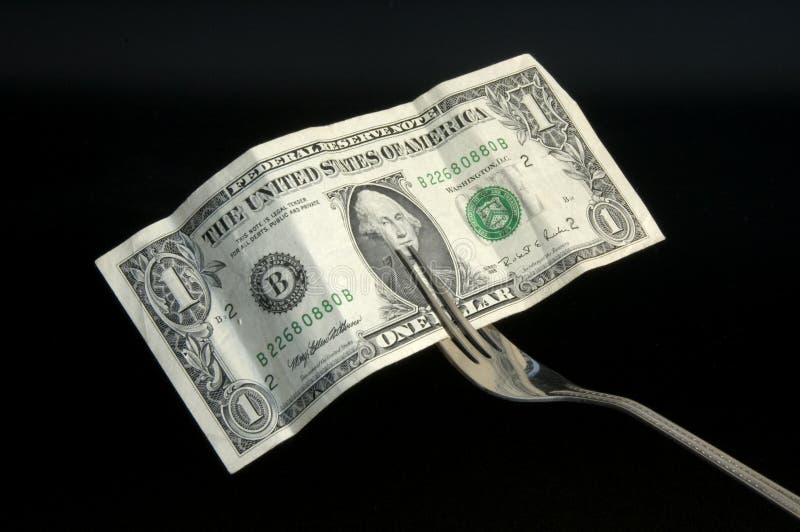 Money for food stock image. Image of dollars, equity, richness - 1374685