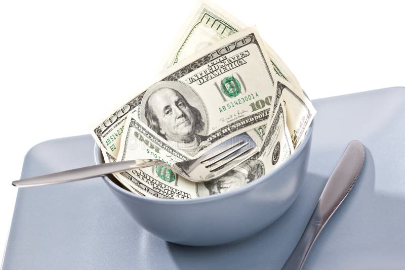 Eating Money stock photo. Image of coin, coinage, devour - 15569232