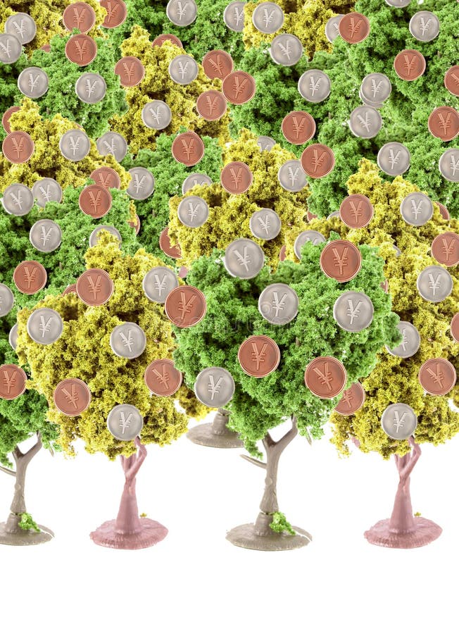 Money forest stock photo. Image of financing, profits - 7687450