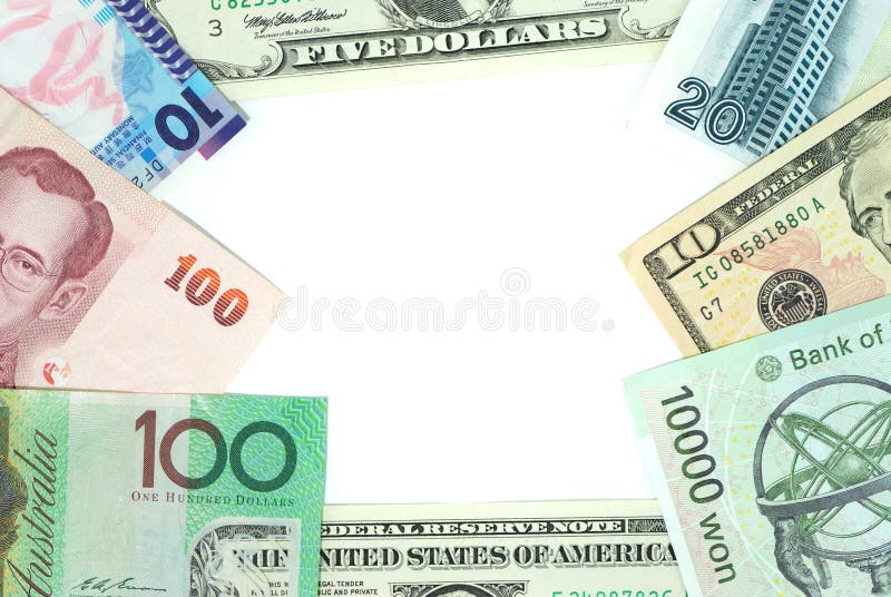 Money frame stock photo. Image of financial, isolated - 17619996