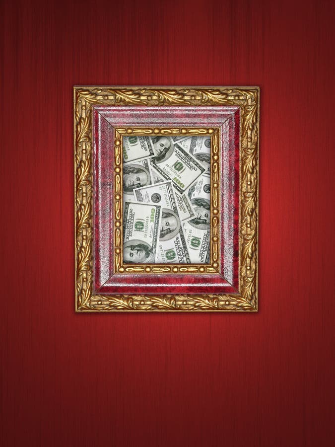Money frame stock photo. Image of financial, ornaments - 17915344