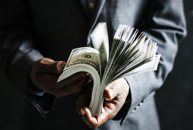 Money Fraud. he Make Dollars. Confident Millionaire. Economy and ...