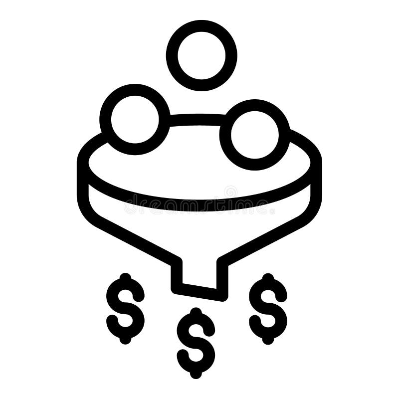 Money funnel stock photo. Image of earnings, coins, investment - 33575168