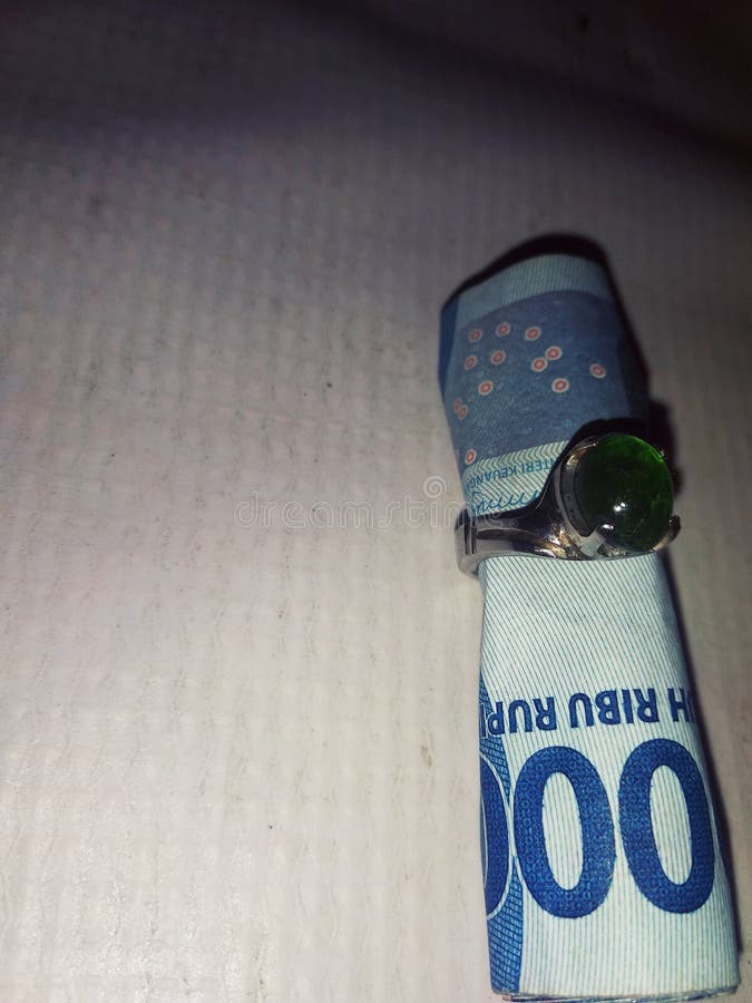 Gems and Money Cash with Crystal Diamonds Stock Photo - Image of ...